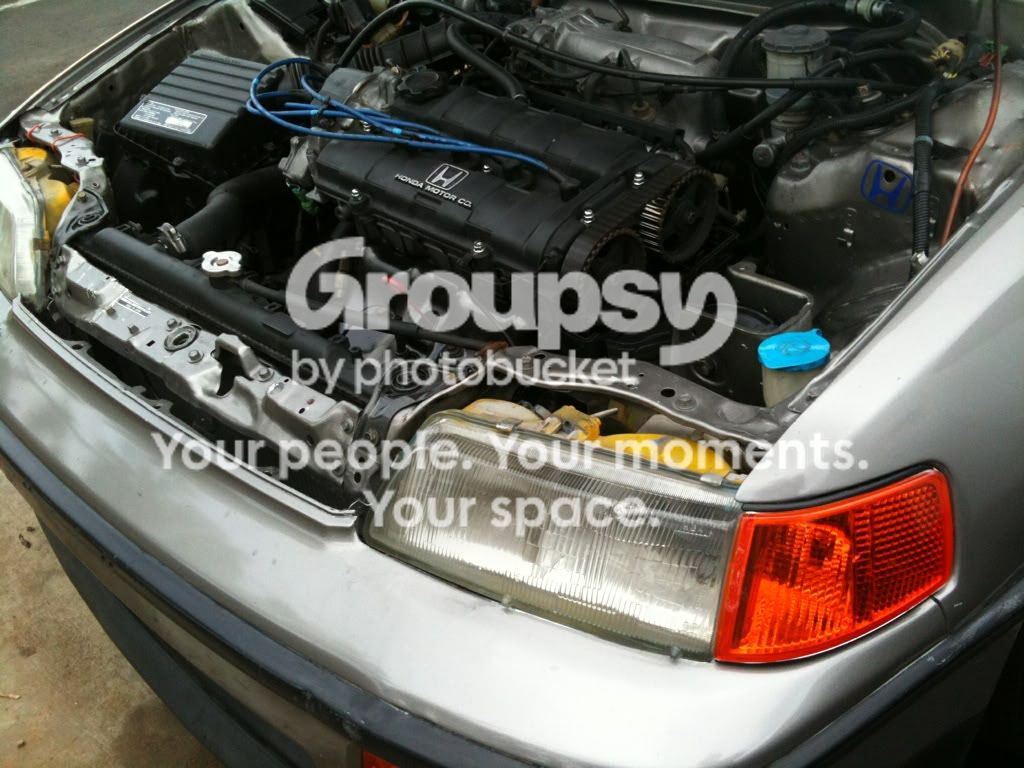 1991 Crx Hf Now with Sir Front end | Honda CRX Forum