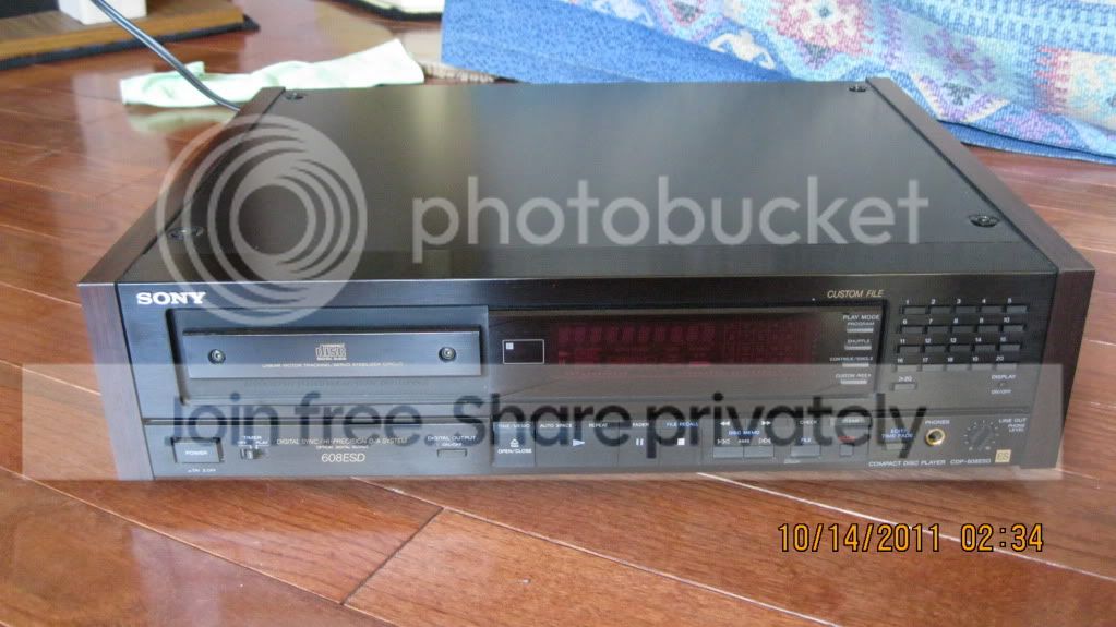 Sony CDP-608 on it's way.....Help | Audiokarma Home Audio Stereo ...