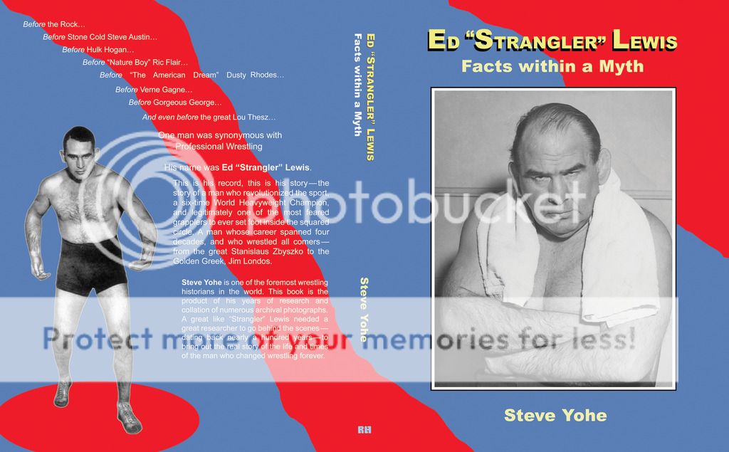 STRANGLER LEWIS BOOK by STEVE YOHE - The PROFESSIONAL WRESTLING - DVDVR ...