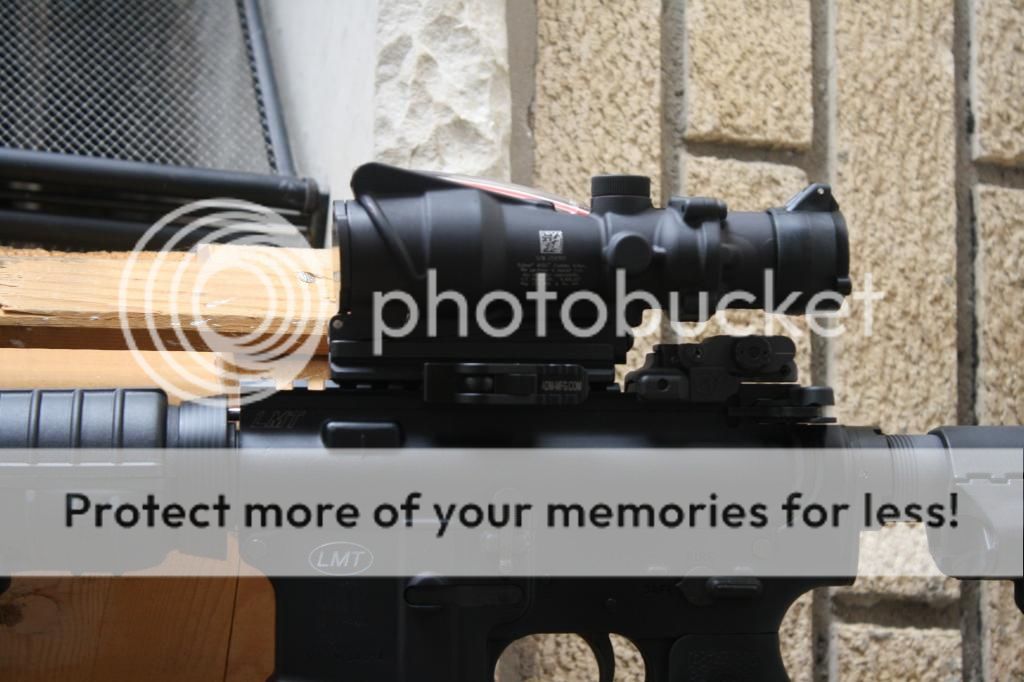 Can a pop up rear sight be mounted on a Colt 6920 when using an ACOG ...