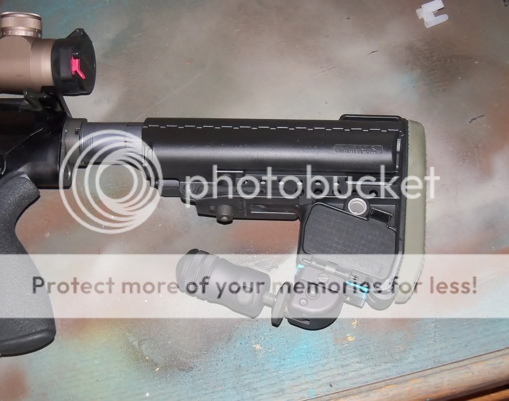 Installed a mono-pod on a VLTOR EMOD stock | FN Herstal Firearms