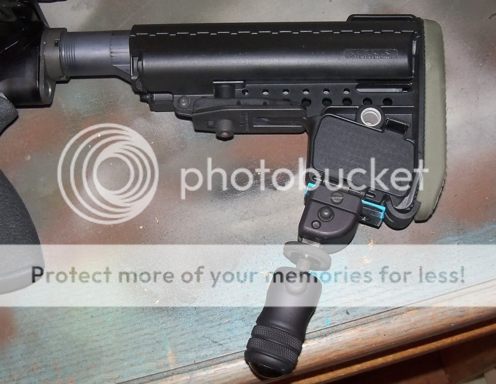Installed a mono-pod on a VLTOR EMOD stock | FN Herstal Firearms
